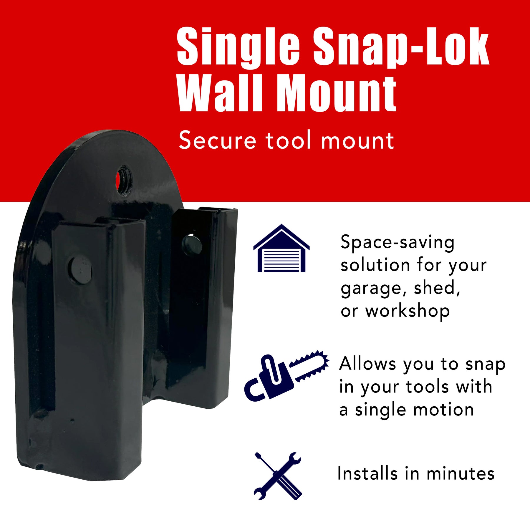 GearHaul Snap-Lok Wall Mount