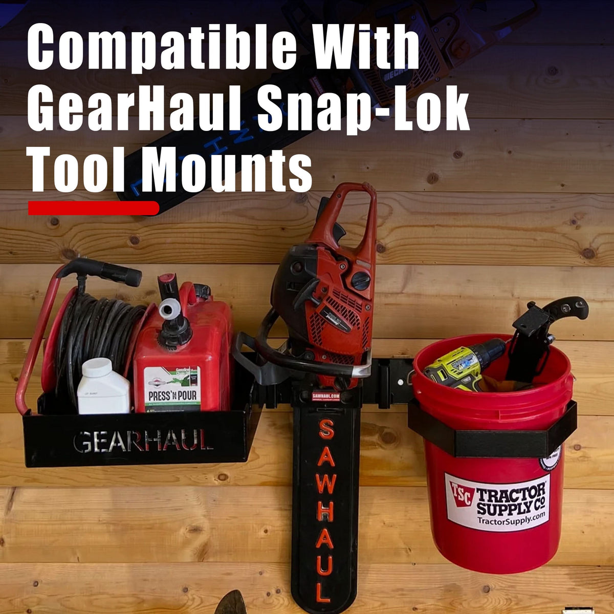 GearHaul Snap-Lok Wall Mount